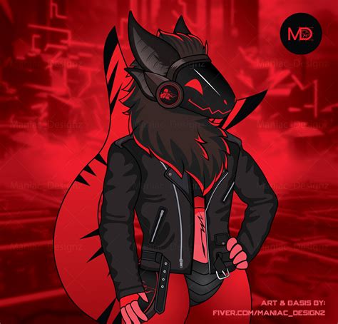 Protogen Furry Art Commission Finished By Maniacdesignz — Weasyl