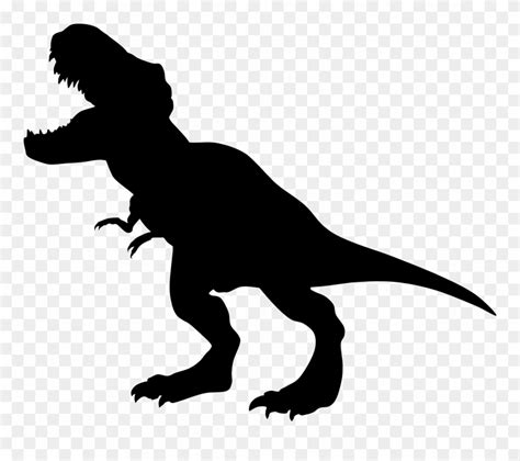 Cute Dinosaur Silhouette Clipart