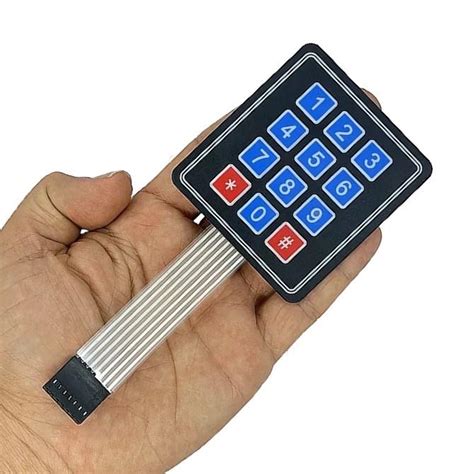 3x4 membran tus takımı arduino keypad komponentci