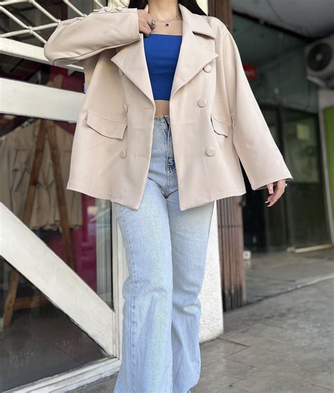 کت کوتاه رنگی1714 آرص بوتیک پوشاک دخترونه