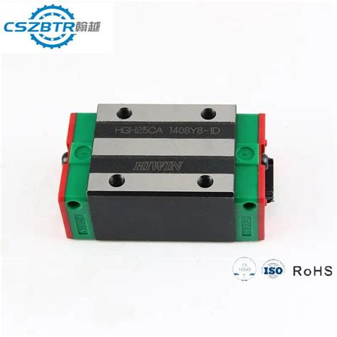 Hiwin 3d Print Cnc Route High Precision Linear Guide Rail Hgh25ca Block