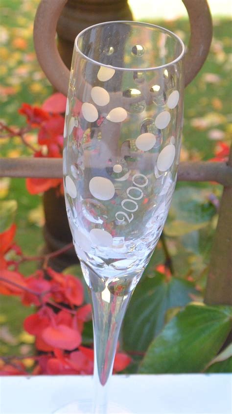 Sale Royal Doulton Champagne Flutes Set 2 Unused Celebratory Crystal Mod Great T Vintage