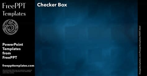 Checker Box 02 Powerpoint Templates