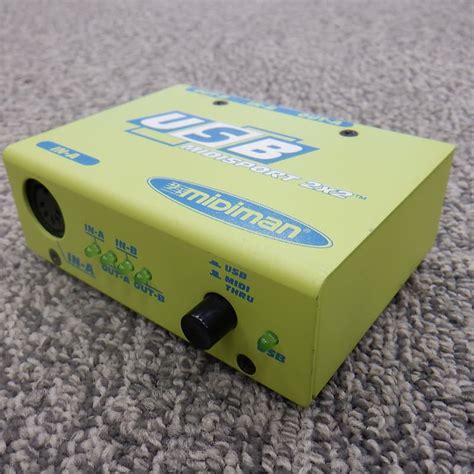 Used MIDIMAN MIDISPORT 2x2 MIDI Interface Reverb