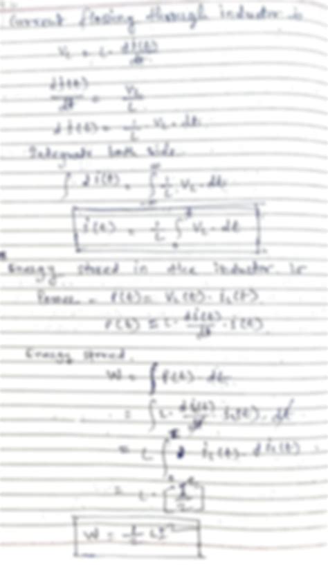 SOLUTION Inductor Working Principle Explained With Figure Studypool