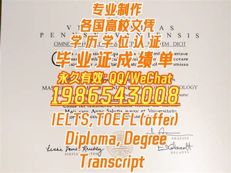 Upenn毕业证学位证成绩单办理流程1对1服务 Ppt