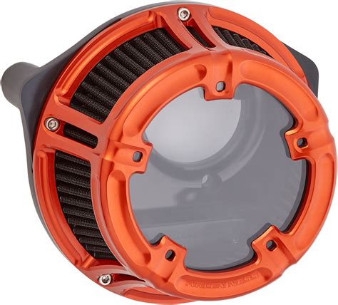 Arlen Ness Arlen Ness Method™ Clear Series Air Cleaner Orange