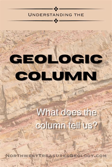 Understanding The Geologic Column Northwest Treasures