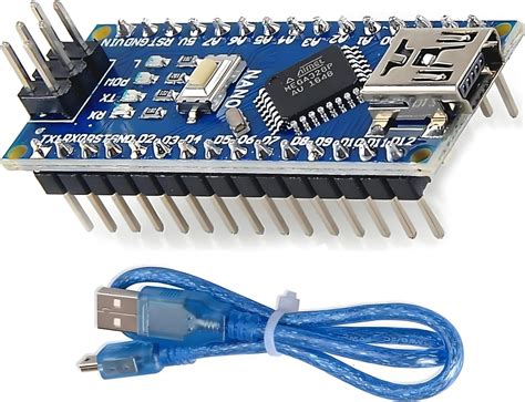 Pameencos 1 Pcs Atmega328p Mini Usb Nano V30 Ch340g 5v 16m Micro Controller Board