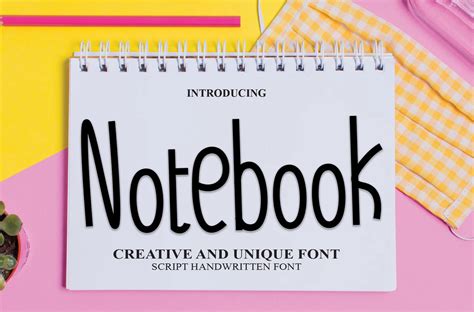 Notebook Regular Premium Font