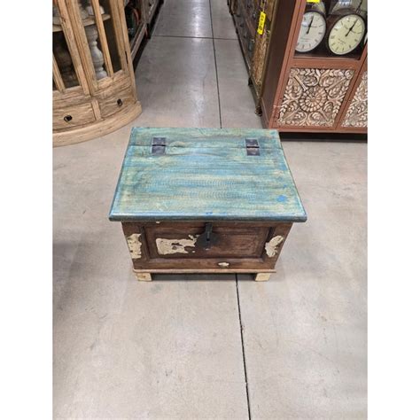 Industrial Steamer Trunk Antique Storage Coffee Table Chairish