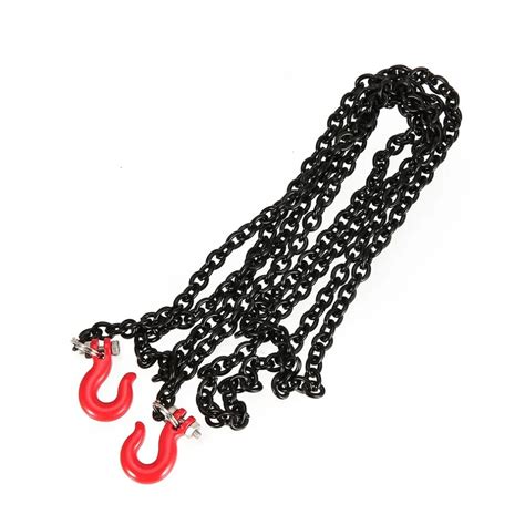 110 Metal Trailer Hook Tow Chain Shackle For Rock Crawler Rc Car Model Traxxas Trx 4 Axial