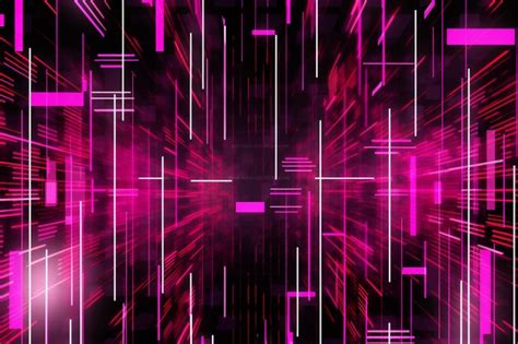 Premium Photo Futuristic Cybergrid Pattern Design Abstract Digital Gridlines Concept