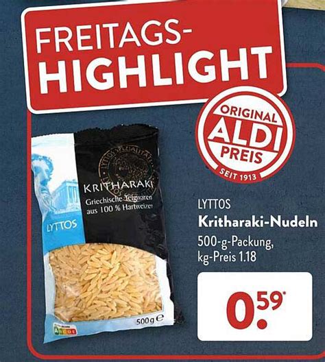 Lyttos Kritharaki Nudeln Angebot Bei Aldi SÜd 1prospektede