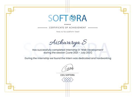 Webdevelopment Internship Aishwarya S