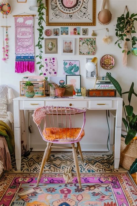 Chic Boho Office Decor Ideas To Inspire Creativity