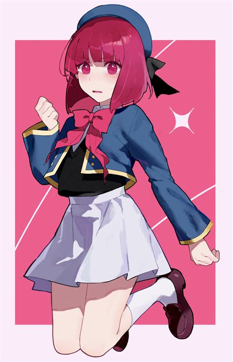 Safebooru 1girl Absurdres Arima Kana Beret Blue Headwear Blue Jacket