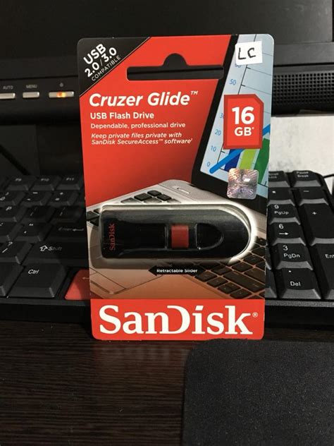 Com Acc Sandisk Cruzer Glide Usb Flasdisk