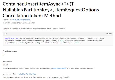 C Why Would I Ever Want To Explicitly Include A Partitionkey When