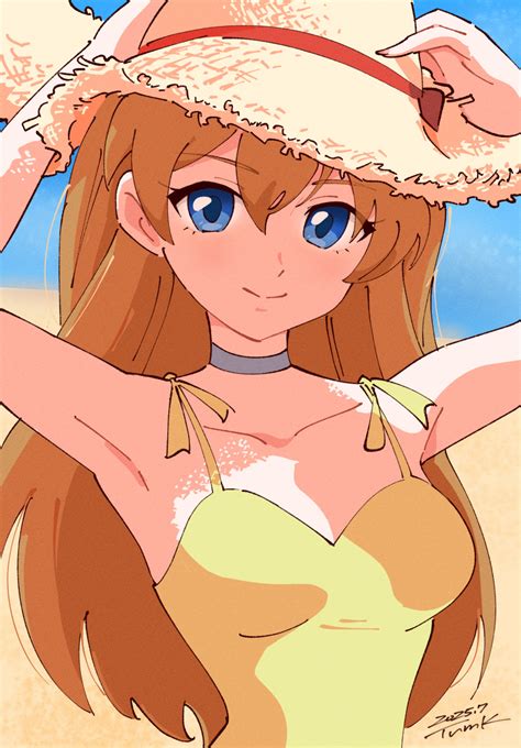 Tsunemoku Souryuu Asuka Langley Neon Genesis Evangelion Absurdres Highres 1girl Blue Eyes