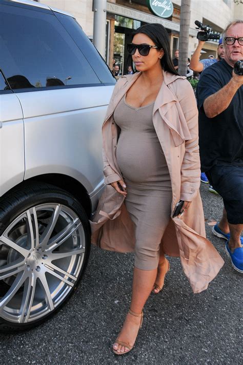 Kim Kardashian West Used A Body Double When She Was Pregnant To Try On Glamour