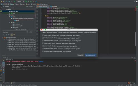 GUI Disappeared In Android Studios Stack Overflow