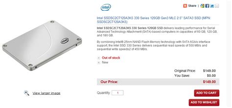 Intel Ssd 330 Series Could Have Sweet Pricing Report Techpowerup