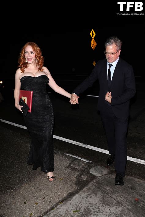 Christina Hendricks Displays Her Sexy Boobs As She Attends The Jennifer Kleins Day Of