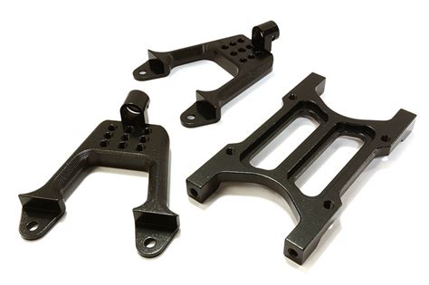 Integy Juguete RC Modelo De Hop Ups C26710BLACK Billet Mecanizado Posterior Shock Mount