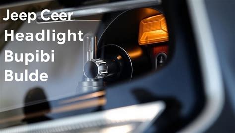 2020 Jeep Grand Cherokee Headlight Bulb Replacement