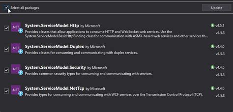 C How To Update All Packages Of Solution To Latest Minor Version Nuget Stack Overflow