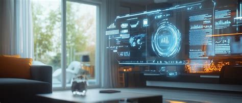 Futuristic Scene With Aidriven Personal Assistant Premium Ai