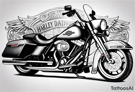 Harley Davidson Logo Tattoo Idea Tattoosai