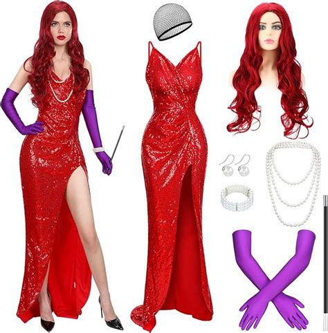 Sexy Jessica Rabbit Halloween Costume Under On Amazon Hollywood Life