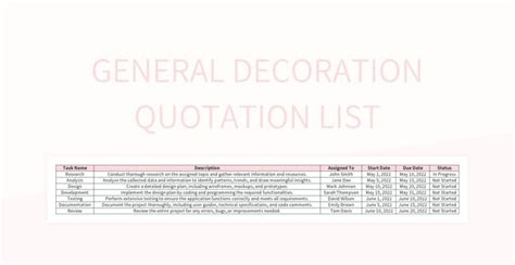 Free General Product Quotation List Templates For Google Sheets And Microsoft Excel Slidesdocs