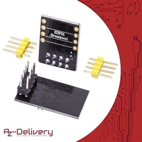5 X Esp8266 Esp 01s Module Émetteur Récepteur Série Sans Fil Wlan Wifi Avec Adaptateur Pour