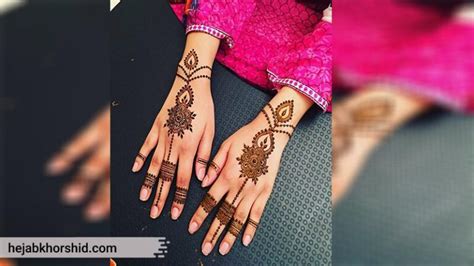 مدل حنا روی دست 30 طرح حنای شیک و فانتزی