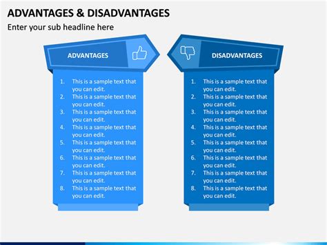 Advantages Disadvantages PowerPoint And Google Slides Template PPT Slides