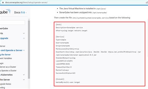 Sonarqube Service Is Not Running Sonarqube Server Community Build
