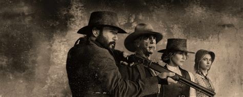 Paramounts 1883 Features A Wagon Train Of Settlers Crossing The