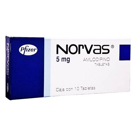 Norvas 5 Mg 10 Tabletas Walmart