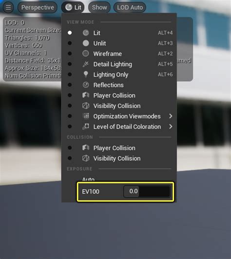 Auto Exposure In Unreal Engine Unreal Engine 5 5 Documentation Epic
