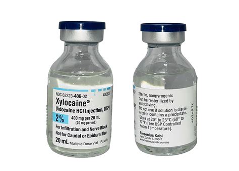 Xylocaine® Lidocaine Hcl 2 20 Mg Ml Injection Mdv 20 Ml