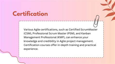 Agile Project Management Pptx