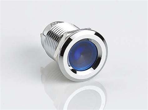 Blue V Mm LED Metal Indicator Light Robo Nepal