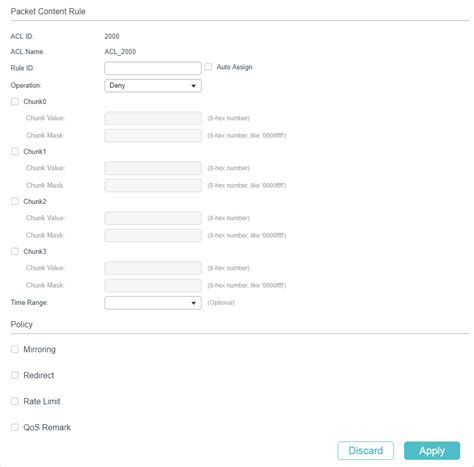 Configuring Acl