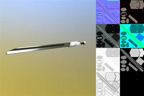 Sci Fi Light Sword 3d Model