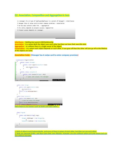 My All Core Java Interview Questions Pdf Class Computer