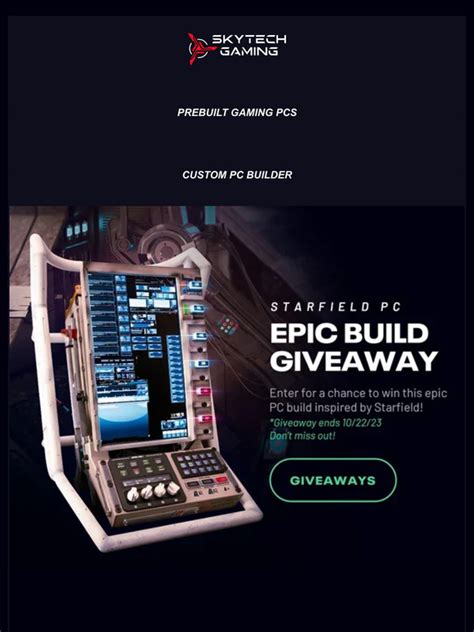 Skytech Gaming Win Our Epic Starfield Pc Giveaway In Partnership With Signalrgb And Intel