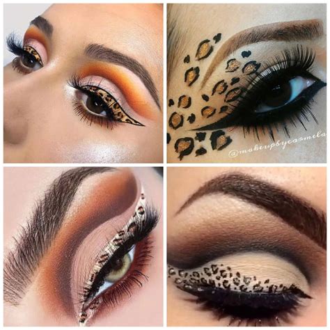 How To Do Leopard Print Eye Makeup Saubhaya Makeup